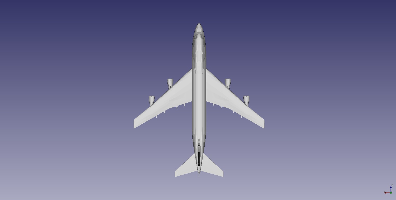 Boeing 747 3D Model in 3D - Free 3D Model - .obj - FetchCFD
