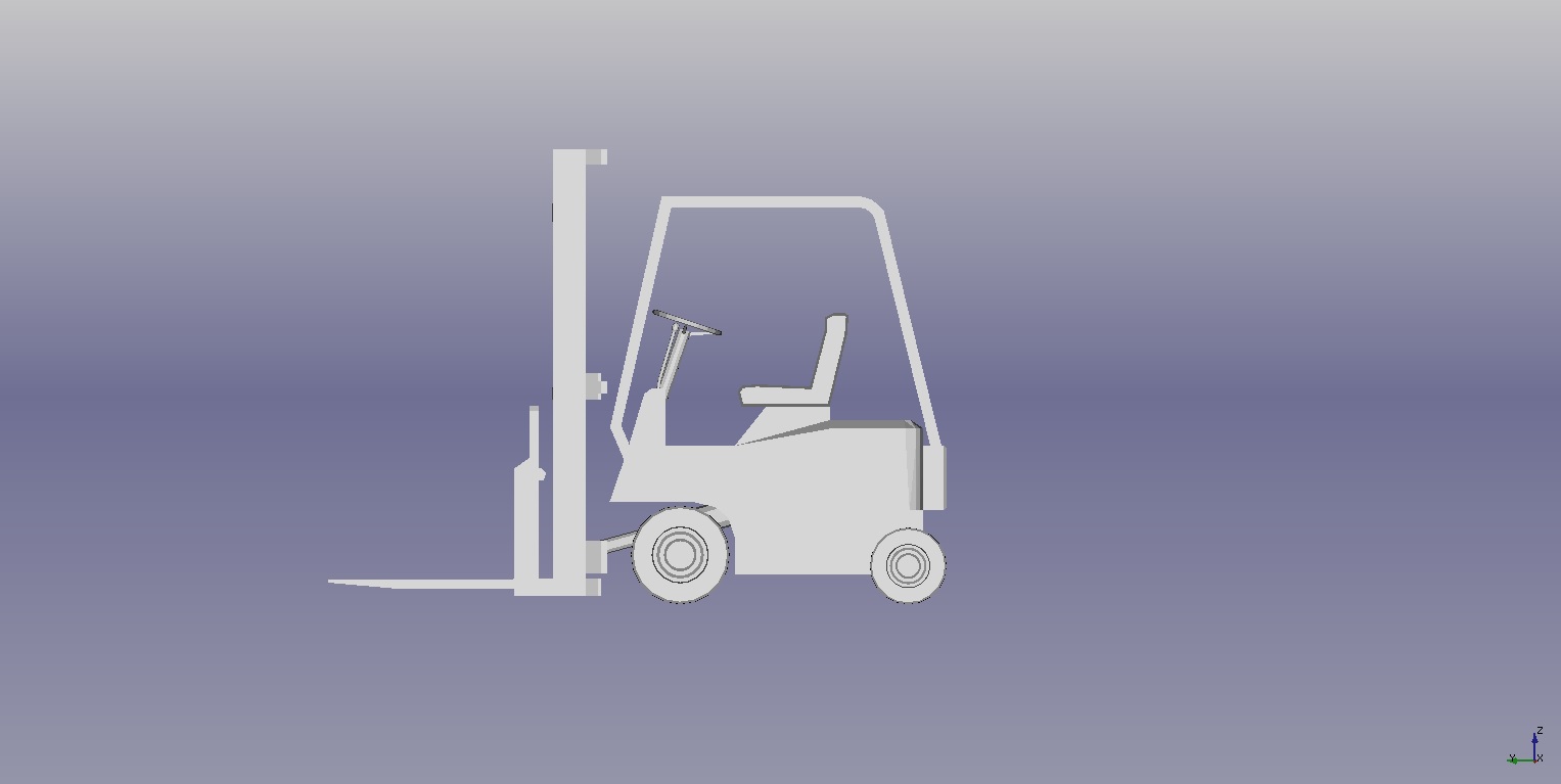 Forklift | 3D Models | FetchCFD