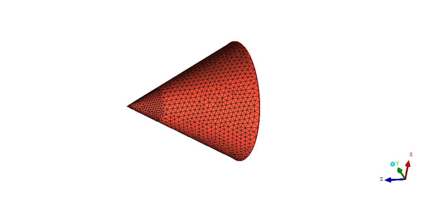 Cone | Mesh for CFD and FEA | FetchCFD