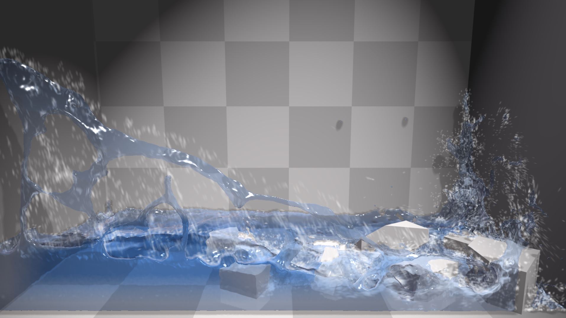 NVIDIA FleX | Dam Break Simulation