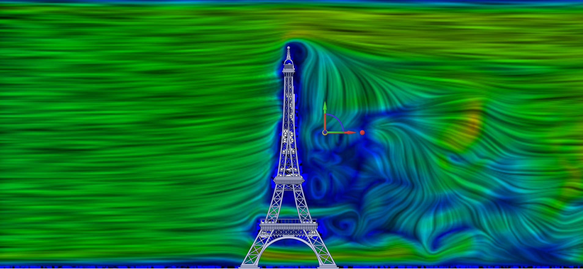 Eiffel Tower CFD Simulation | CFD Simulations | FetchCFD