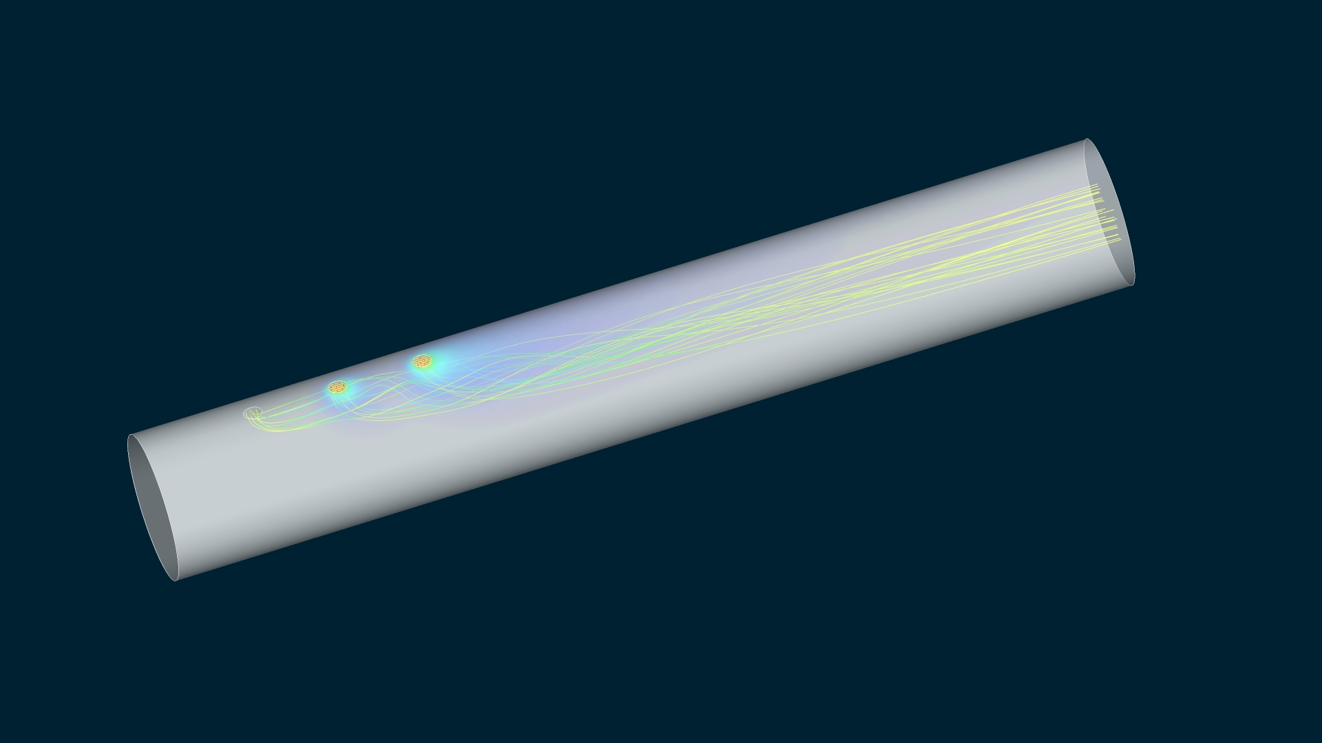 Modeling Reacting Flow in a Mixing Tube | CFD Simulations | FetchCFD