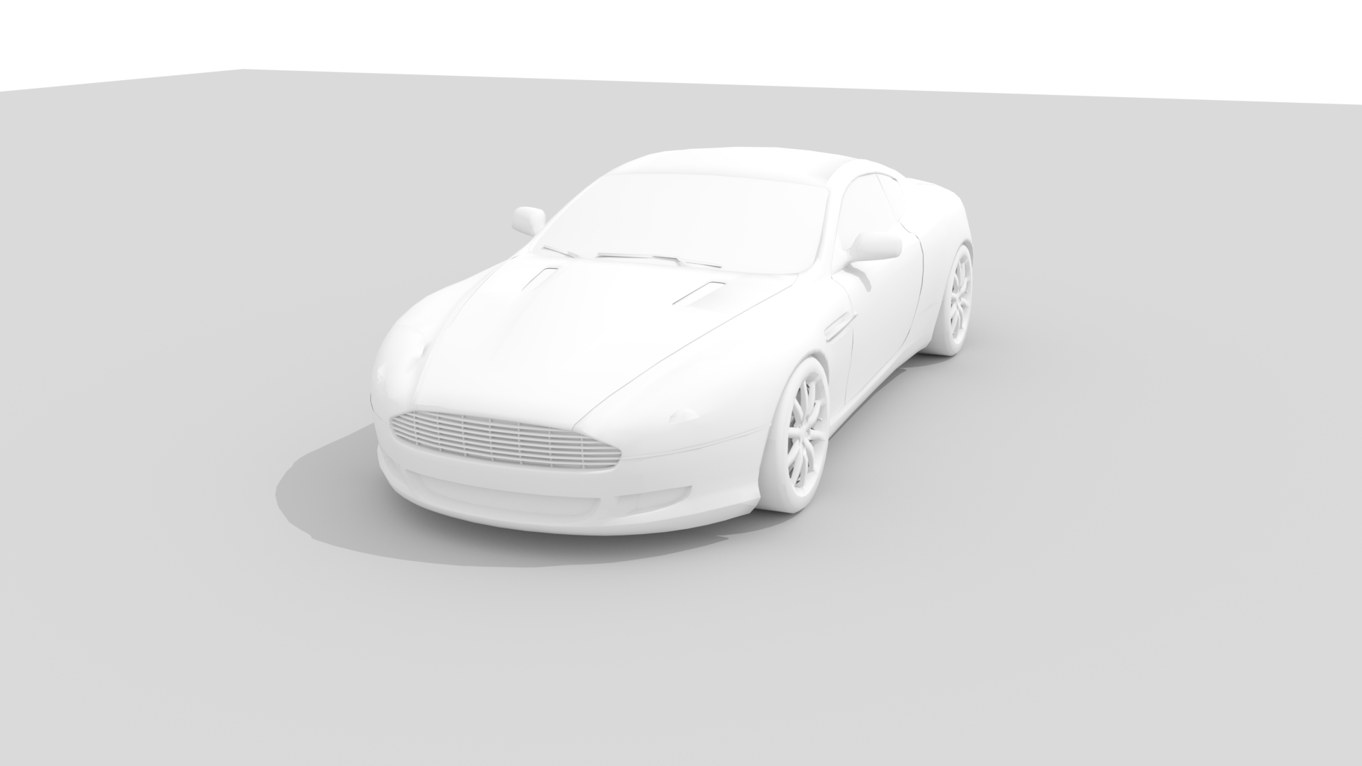 Aston Martin DB9 3D Model in 3D - Free 3D Model - .obj - FetchCFD