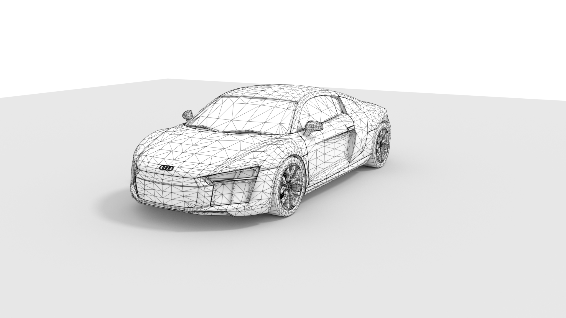 Audi R8 3D Model | 3D Models | FetchCFD