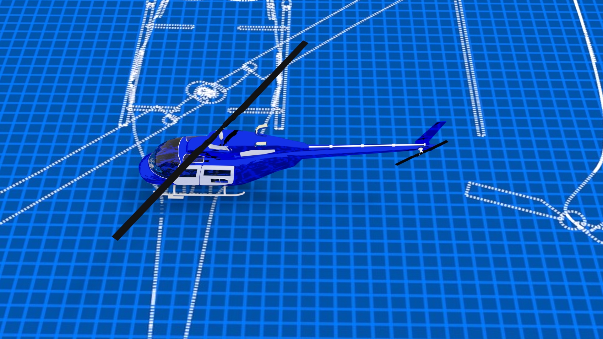 Bell 206 Helicopter | 3D Models | FetchCFD