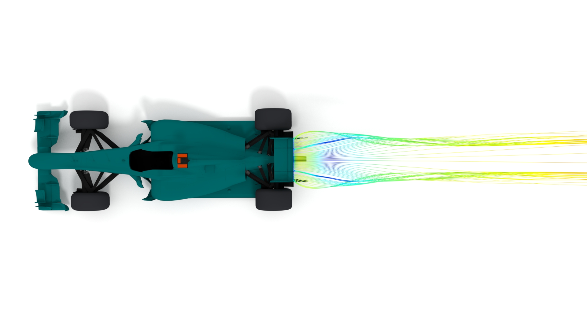 Formula One (F1) Rear Wing Aerodynamics in 3D - Free CFD Simulation ...