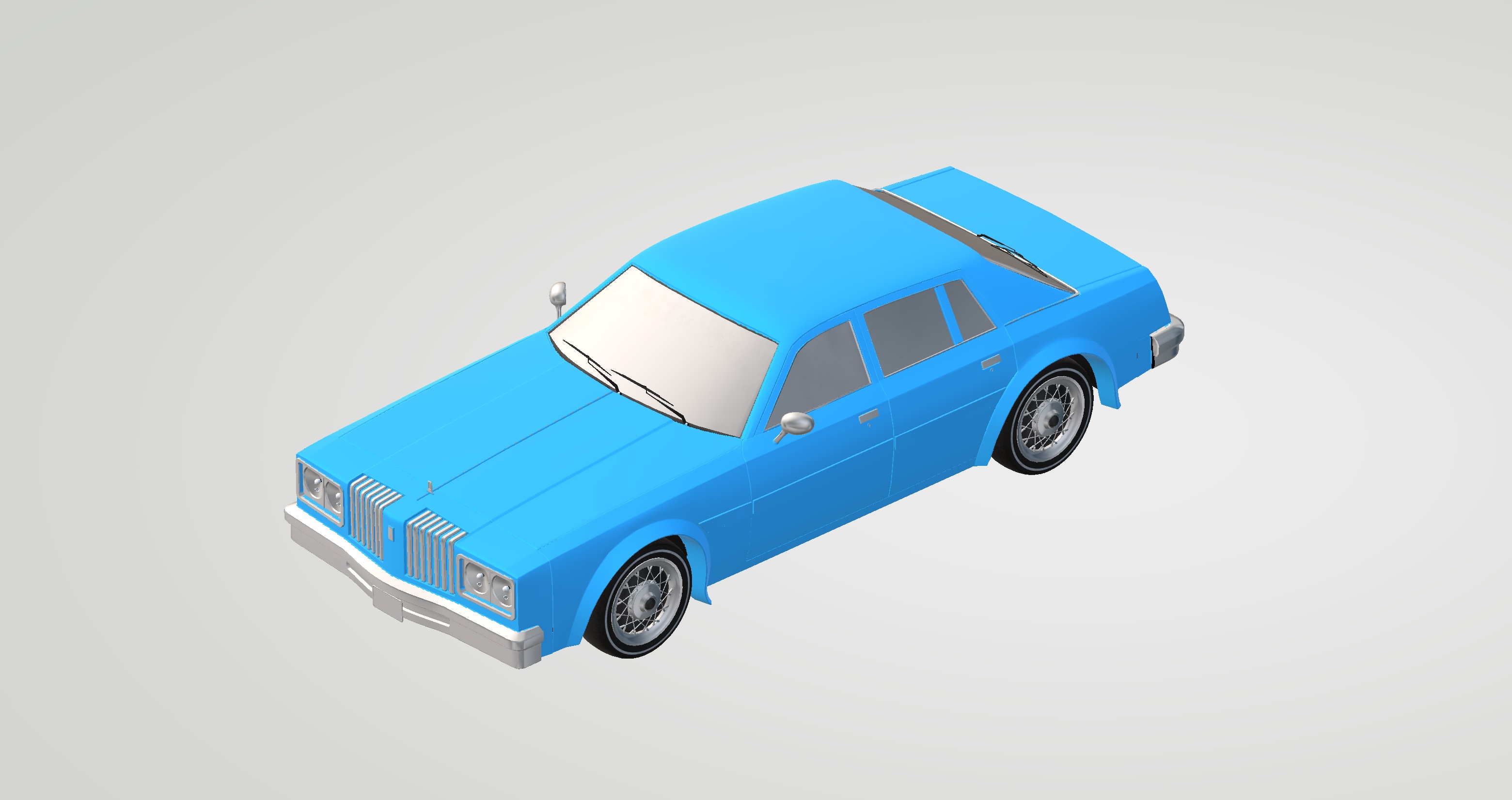 Sedan Car 3D Model in 3D - Free 3D Model - .glb .gltf - FetchCFD