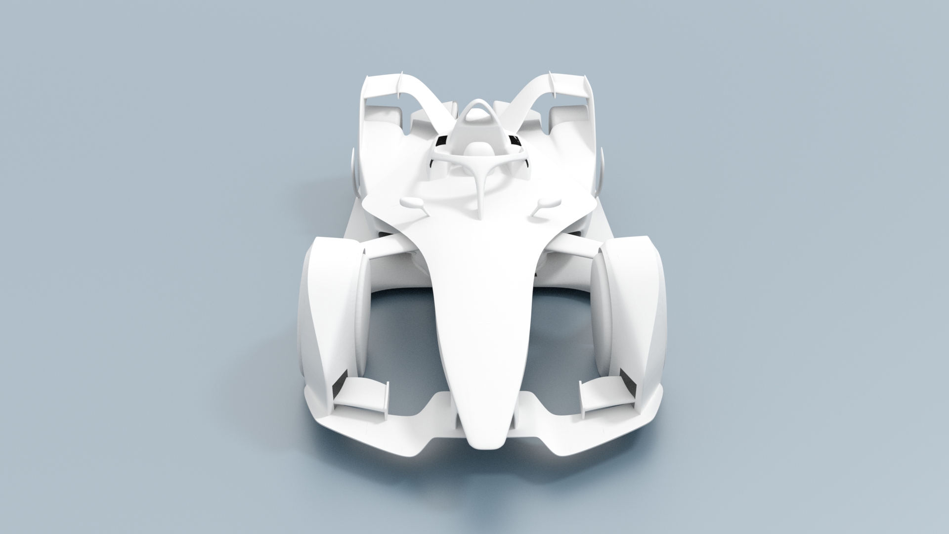 Formula E 2018 Race Car CAD Model for CFD | 3D Models | FetchCFD