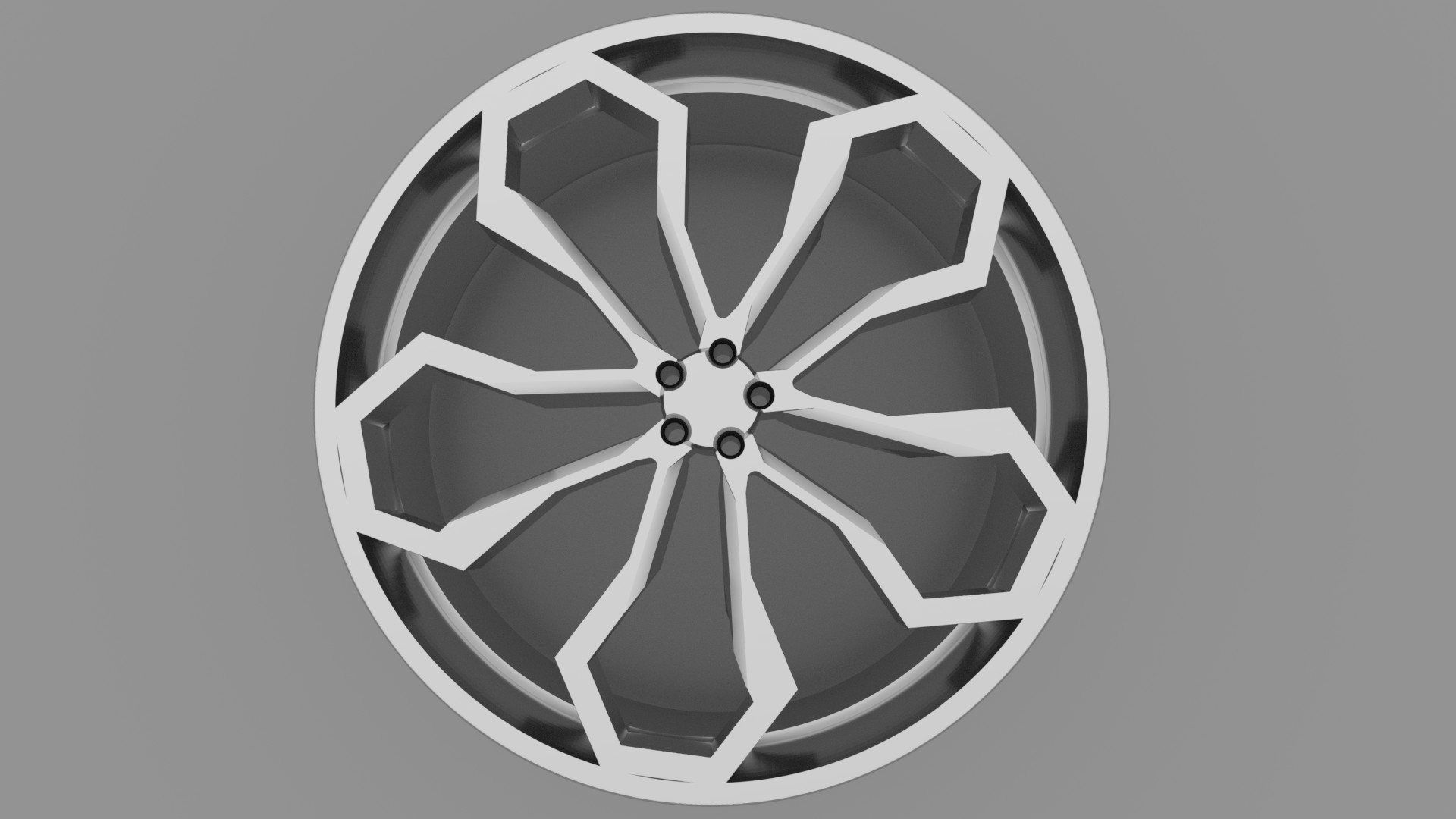 3D Model of an Alloy Wheel in 3D - Free 3D Model - .obj - FetchCFD