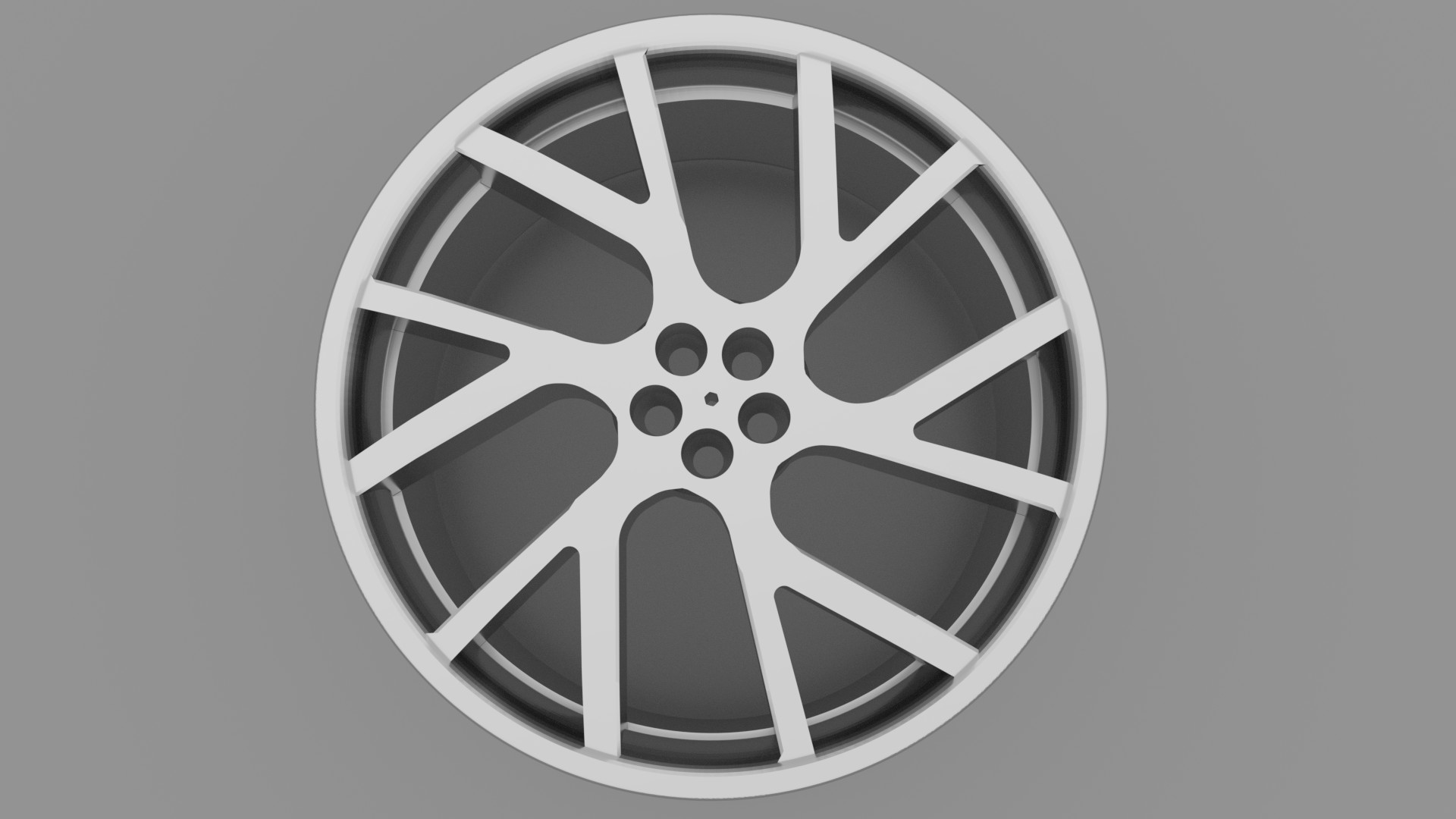 Rendering of an Alloy Wheel Rim 3D Model | 3D Models | FetchCFD