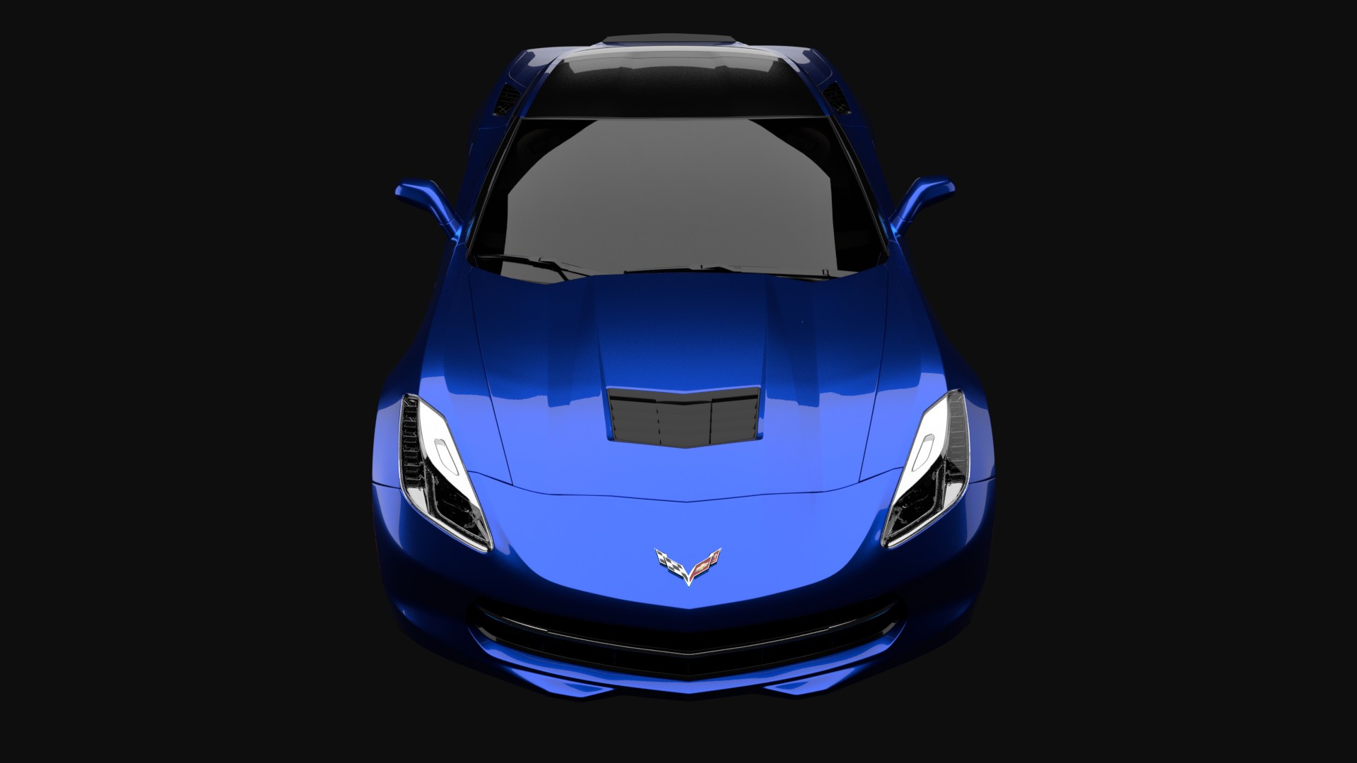 Chevrolet Corvette Stingray C7 Car 3D Model | 3D Models | FetchCFD