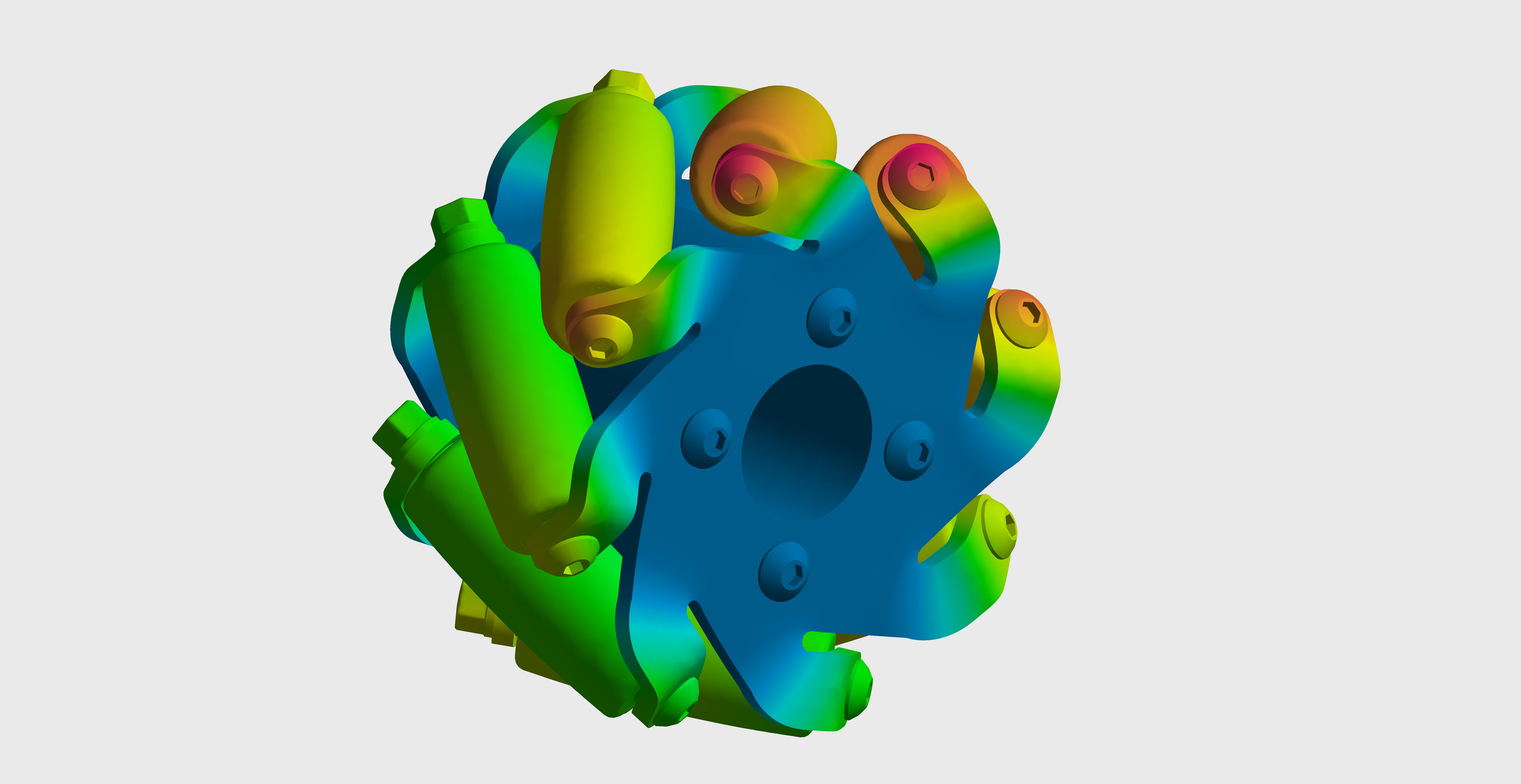 FEA Simulation Mecanum Wheel | FEA Simulations | FetchCFD