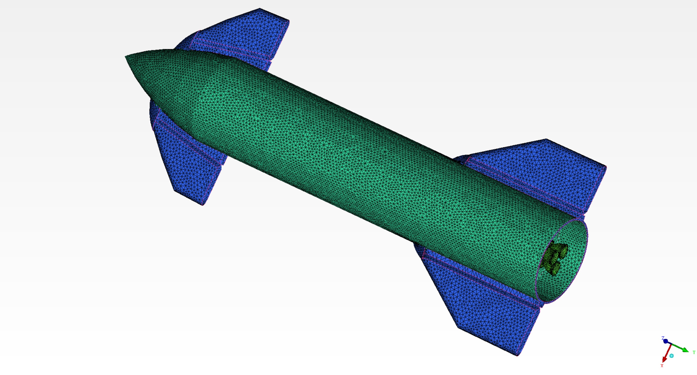 CFD Modeling Mesh SpaceX Starship | Mesh for CFD and FEA | FetchCFD