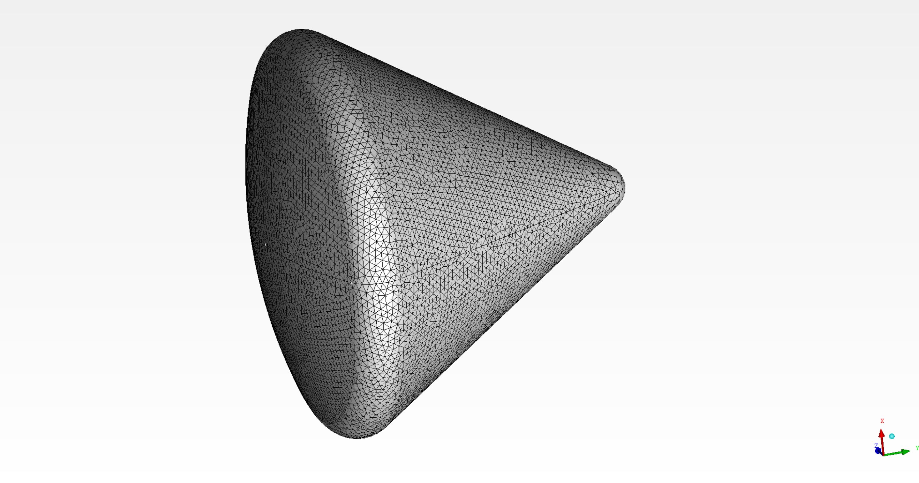Apollo Spacecraft Mesh for CFD Modeling | Mesh for CFD and FEA | FetchCFD
