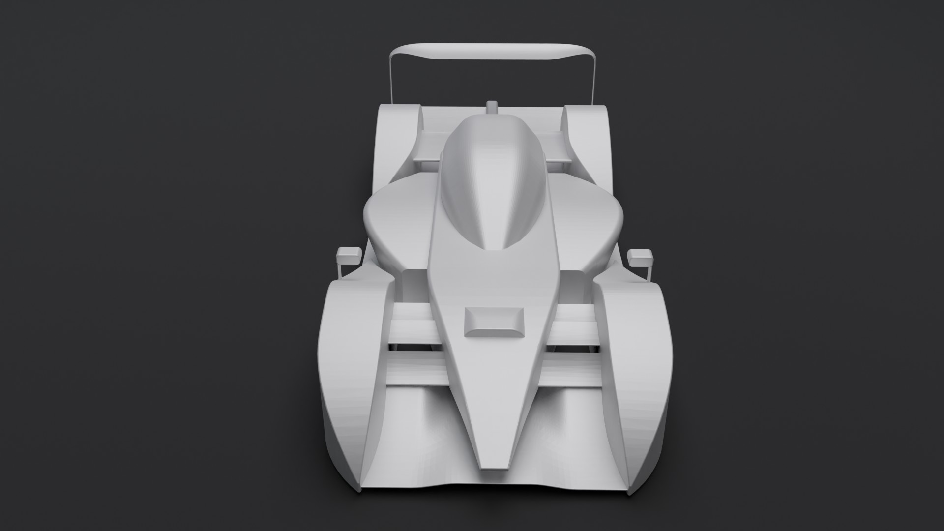 Le Mans Prototype Race Car 3D Model for CFD Analysis in 3D - Free 3D ...