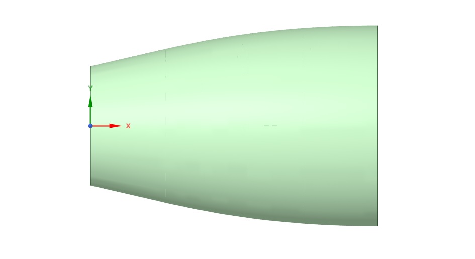 Design of Minimum Length Supersonic Nozzle based on Method of Characteristics | 3D Models | FetchCFD