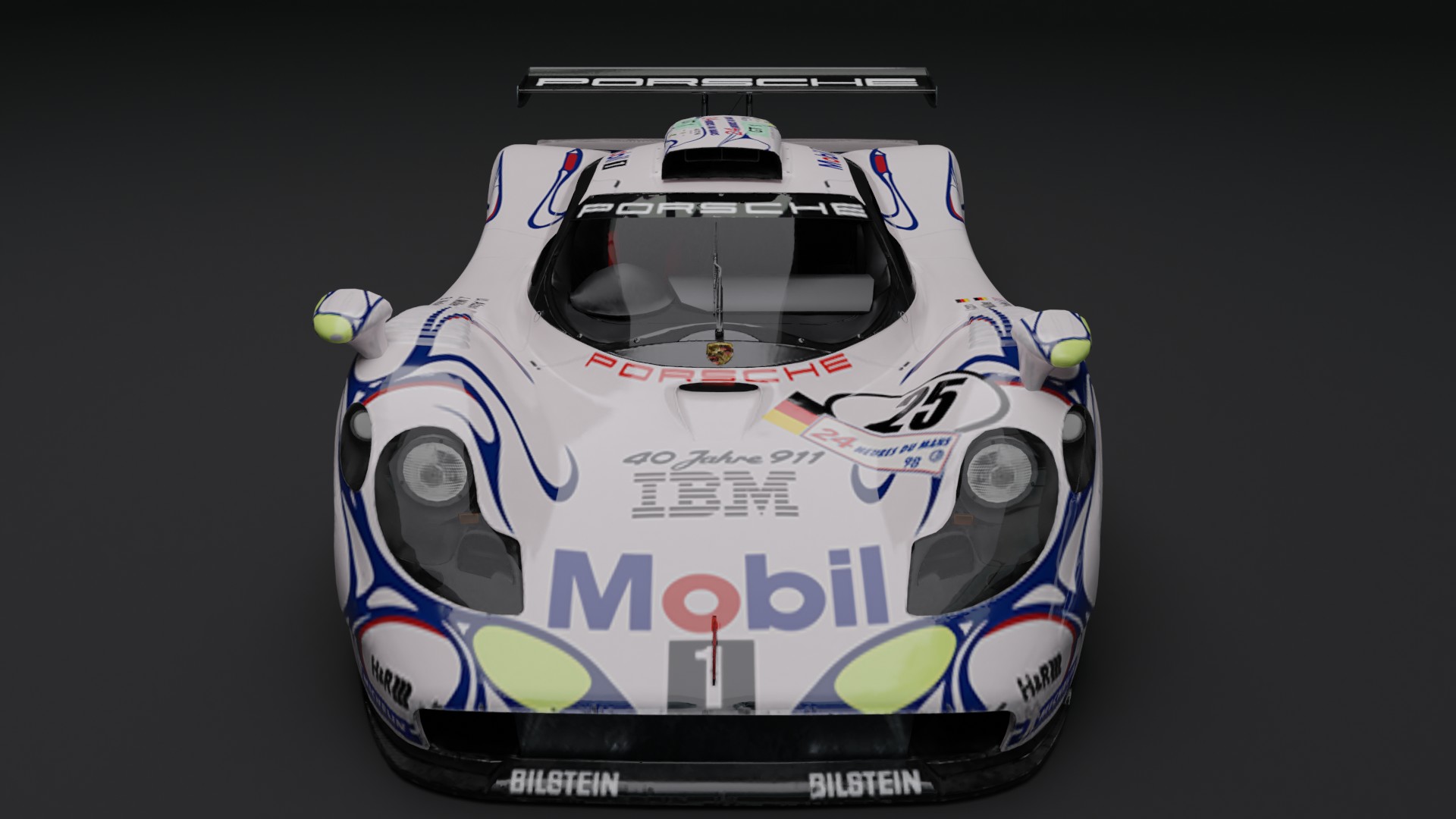 Porsche 911 GT1 3D Model | 3D Models | FetchCFD