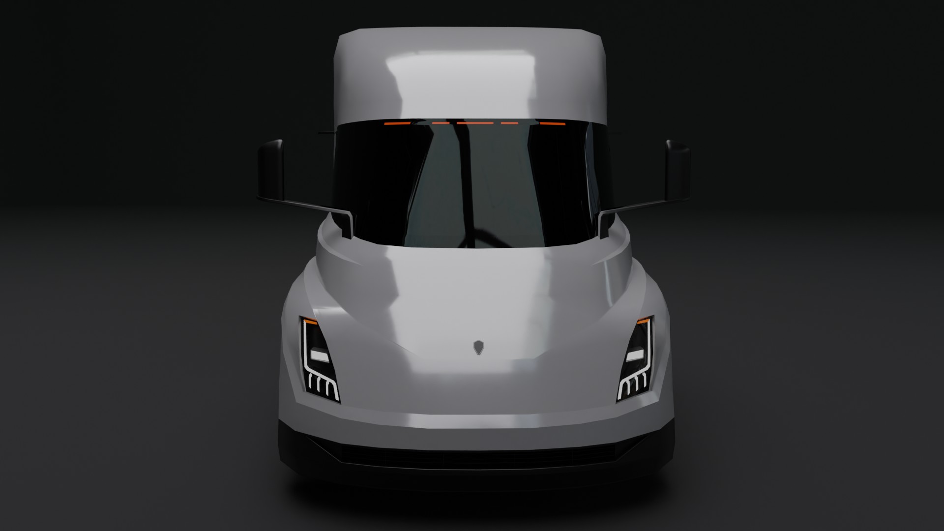 Tesla Semi LR 3D Model in Virtual Reality