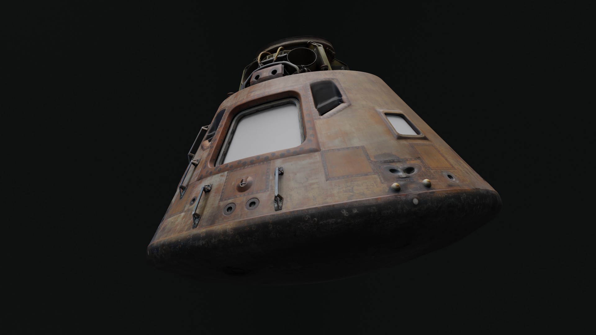 Command module Columbia 3D Model in 3D - Free 3D Model - .glb .gltf ...