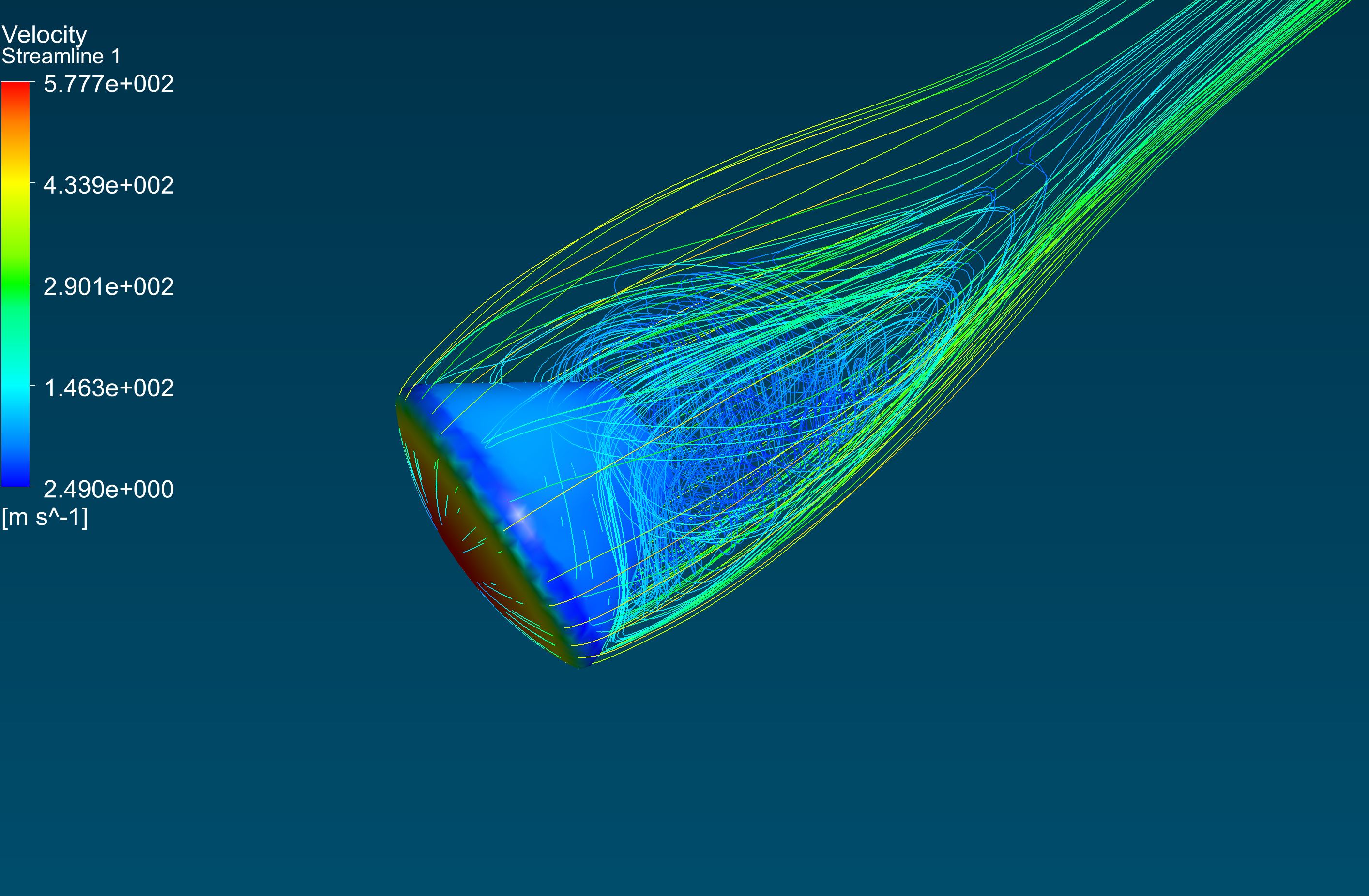 Orion Spacecraft CFD Analysis | CFD Simulations | FetchCFD