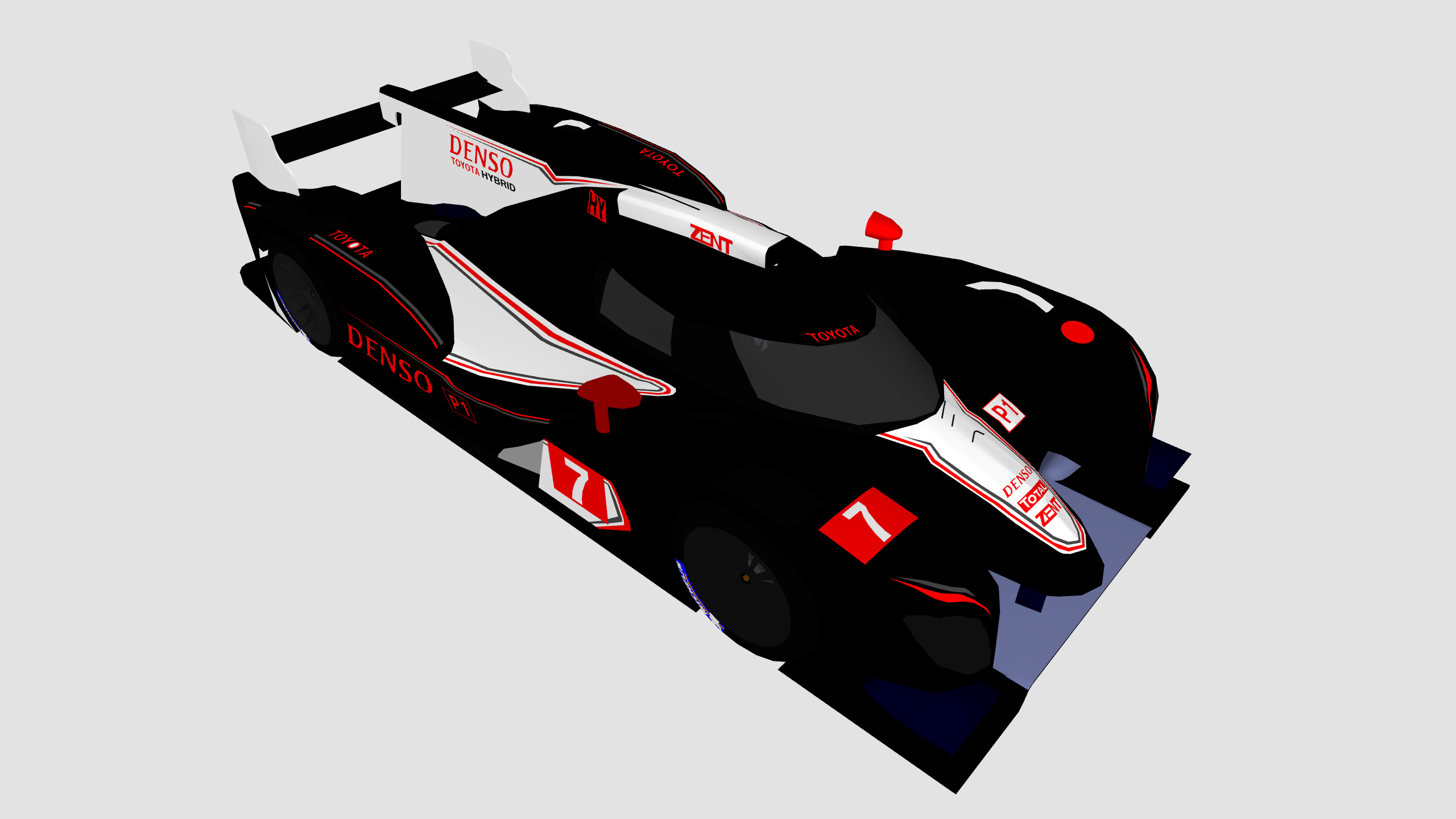 Toyota TS030 Hybrid 3D Model in 3D - Free 3D Model - .glb .gltf - FetchCFD