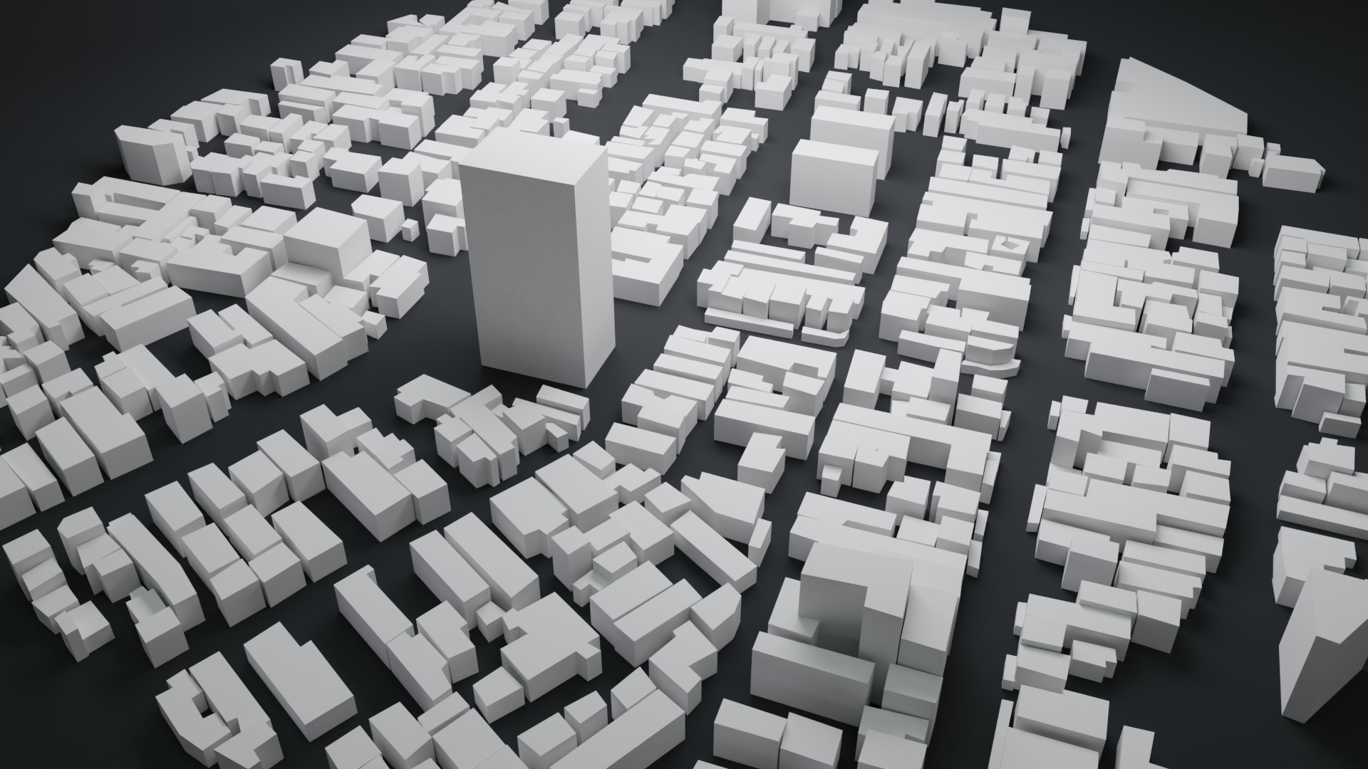 Niigata Building Complexes Aij Case E Cad Model For Cfd Analysis 3d Models Fetchcfd