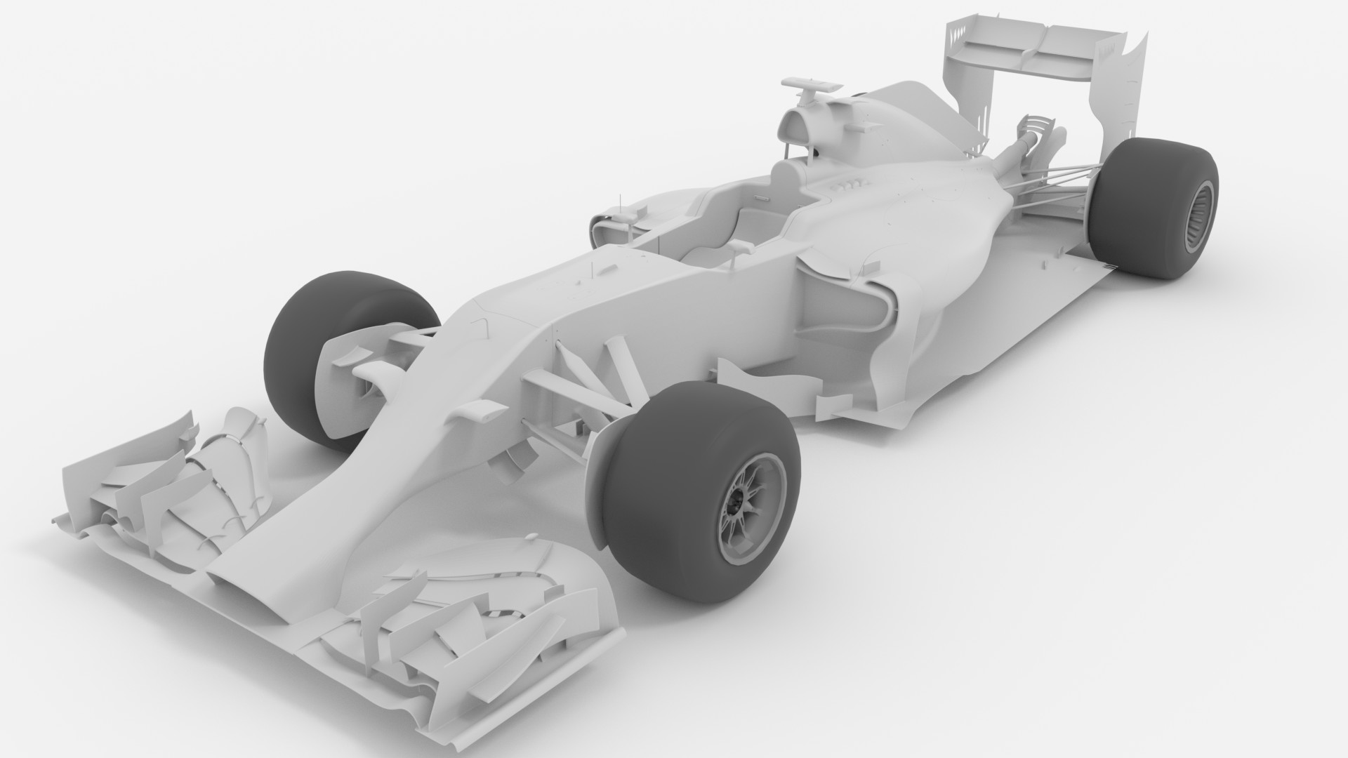 F1 2014 3D Model for CFD Study | 3D Models | FetchCFD