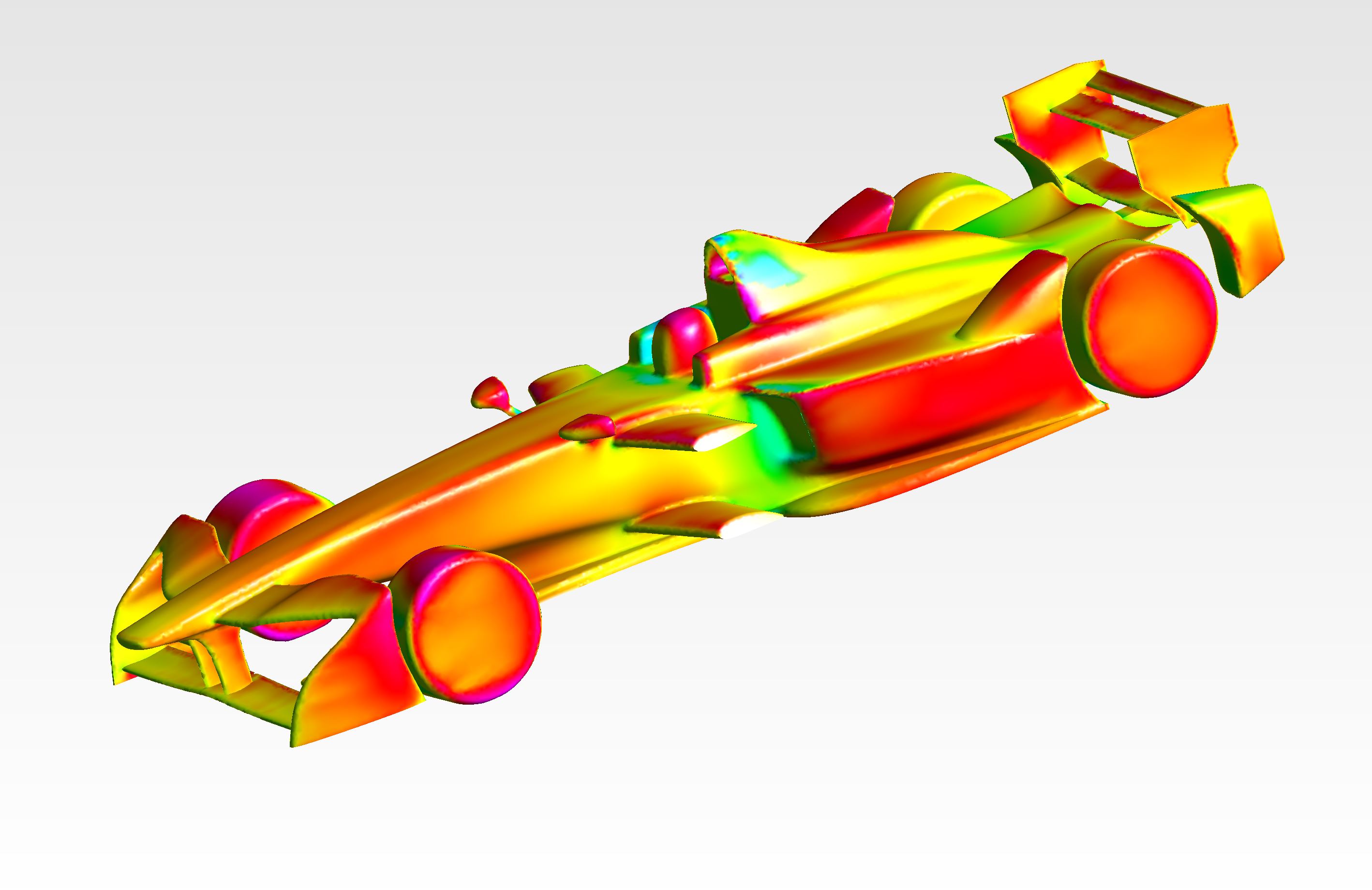 Formula E 2017 Race Car Aerodynamic Analysis Cfd Simulations Fetchcfd