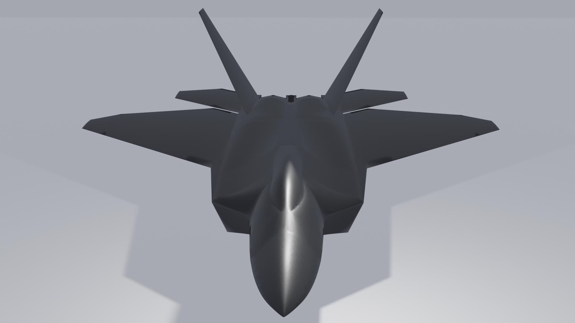 Fifth-Generation Aircraft 3D Model for CFD Analysis | 3D Models | FetchCFD