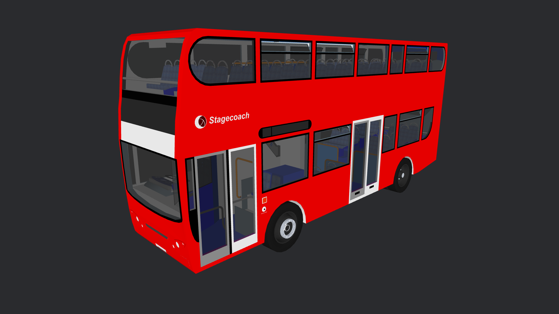 Volvo Double Decker Bus 3D Model in 3D - Free 3D Model - .glb .gltf ...