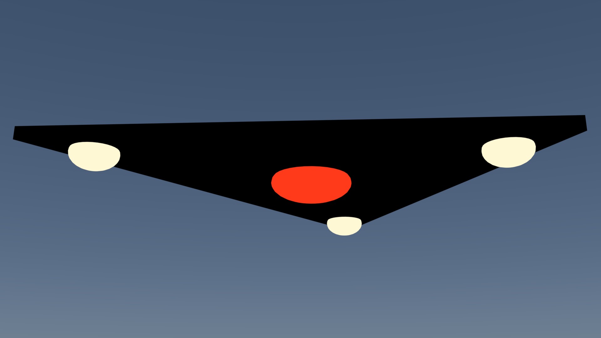 Black Triangle UFO 3D Model in 3D - Free 3D Model - .glb .gltf - FetchCFD