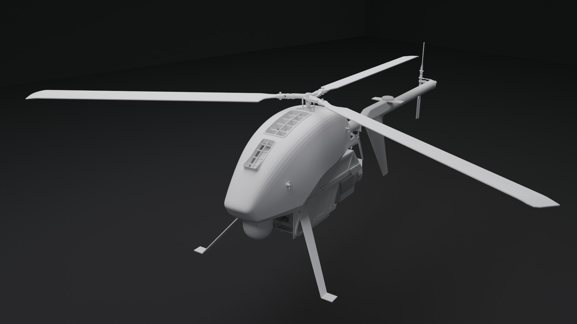 Vapor 55 UAV 3D Model in 3D - Free 3D Model - .glb .gltf - FetchCFD