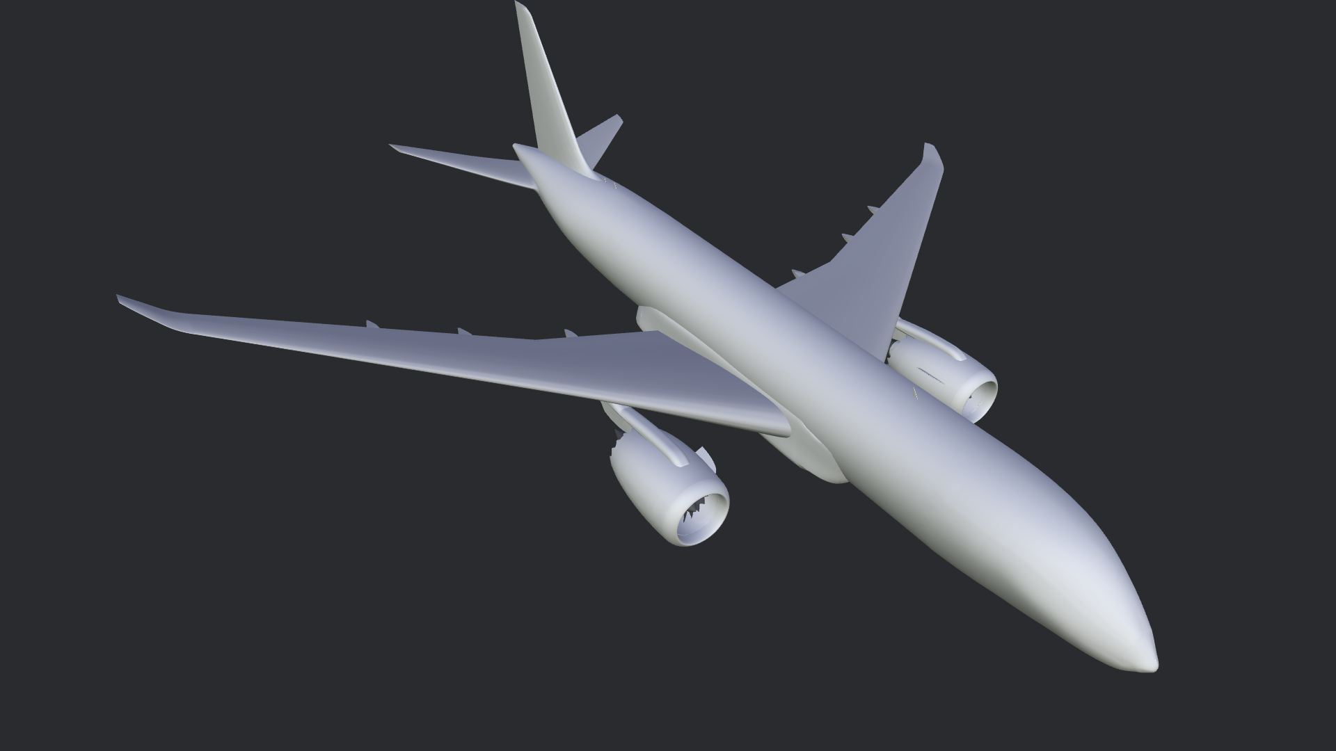 Plane 3d Model In 3d Free 3d Model Obj Fetchcfd