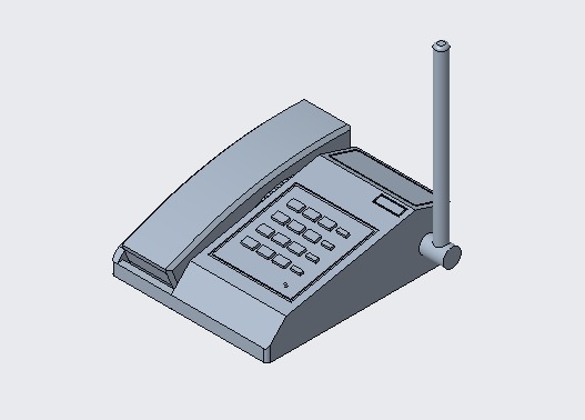 Telephone design | 3D Models | FetchCFD