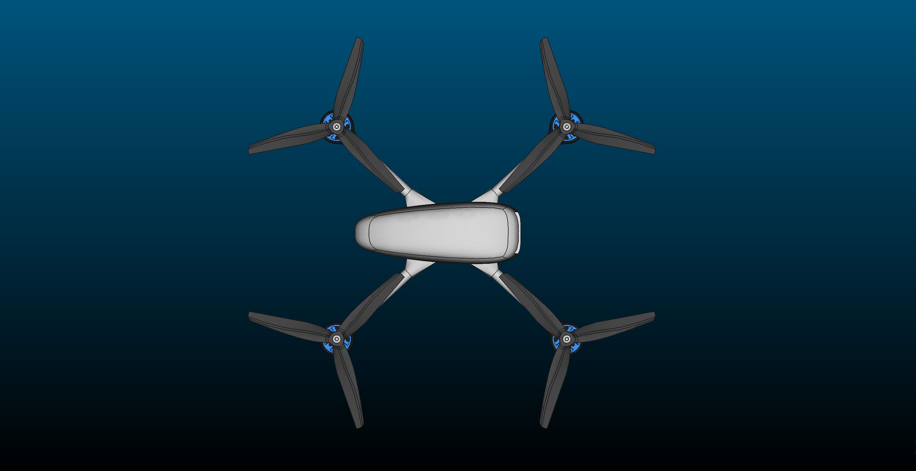 Drone CAD Model | 3D Models | FetchCFD