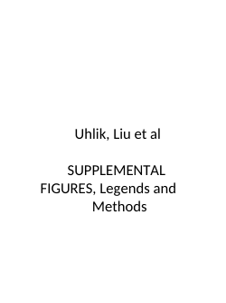 Supplemental Figures 1 through 9 and Supplemental Tables 1 and 2 from Stromal-Based Signatures ...