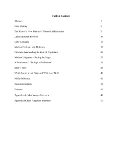 To Inject or Not to Inject : Is that Really the Question? A ...