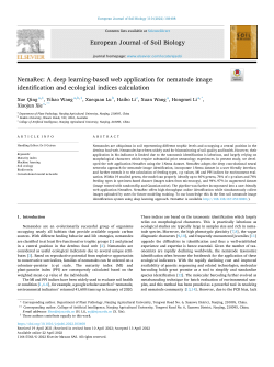 NemaRec: A deep learning-based web application for nematode image ...