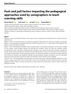 Push and pull factors impacting the pedagogical approaches used by ...