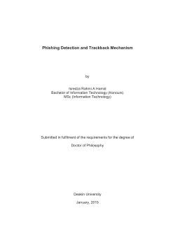 Phishing detection and traceback mechanism