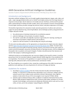 AAIN Generative Artificial Intelligence (AI) Guidelines