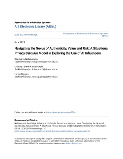 Item - Navigating the Nexus of Authenticity, Value and Risk: A ...