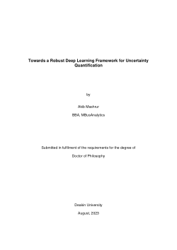 Towards a Robust Deep Learning Framework for Uncertainty Quantification