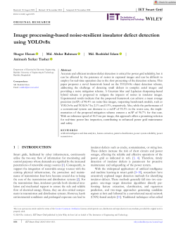 Image processing-based noise-resilient insulator defect detection using YOLOv8x