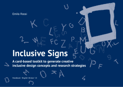 Inclusive Signs: A card-based toolkit to generate creative inclusive ...
