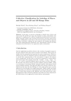 Collective classification for labeling of places and objects in 2D and ...