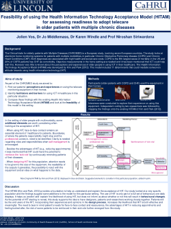 Applicability of the Health Information Technology Acceptance Model in ...