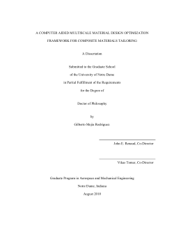 A Computer Aided Multiscale Material Design Optimization Framework for ...