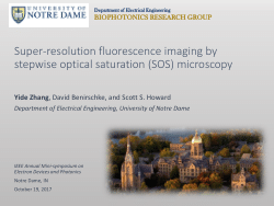 Super-resolution fluorescence imaging by stepwise optical saturation ...