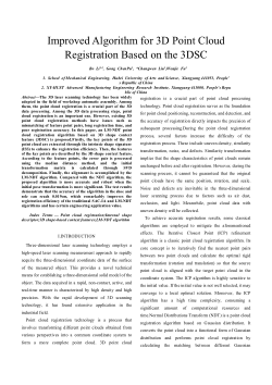 Improved Algorithm for 3D Point Cloud Registration Based on the 3DSC